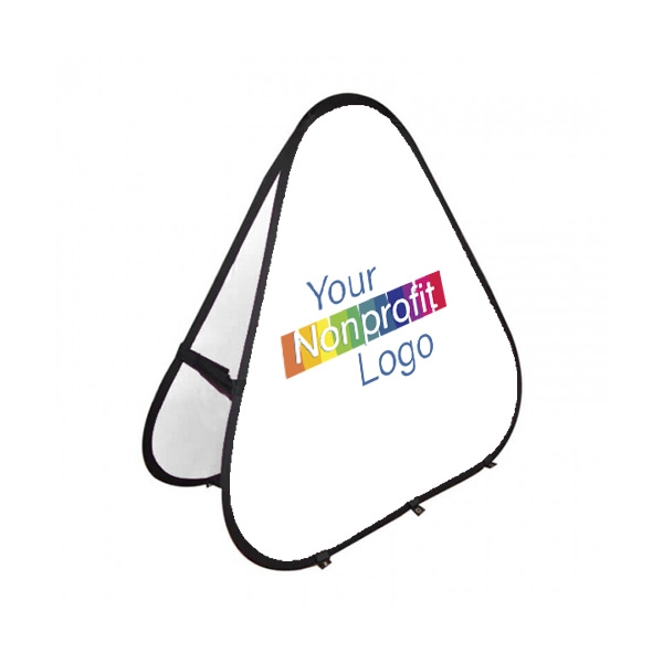 5' x 5' Triangle Pop Up Banner