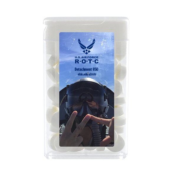 Rectangular Flip-Top Mint Dispenser