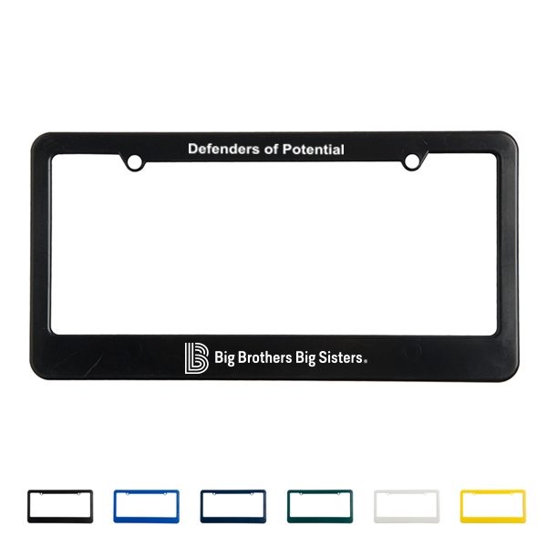 Make Your Own License Plate Frame