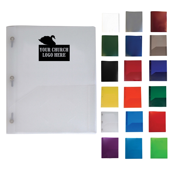 Three Prong Twin Pocket Presentation Folder